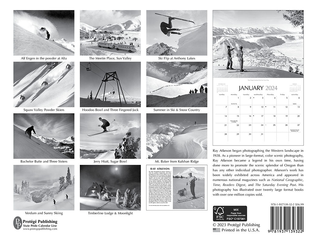 2024 Ski and Snow Country Calendar – The Ray Atkeson Image Archive